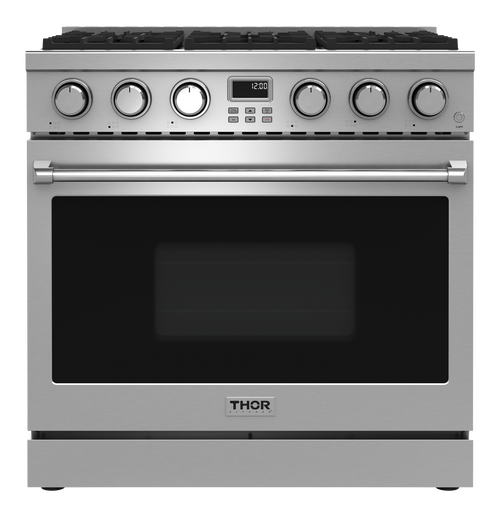 Buy 36 Inch Contemporary Professional Gas Range & Stove (ARG36) | Thor ...