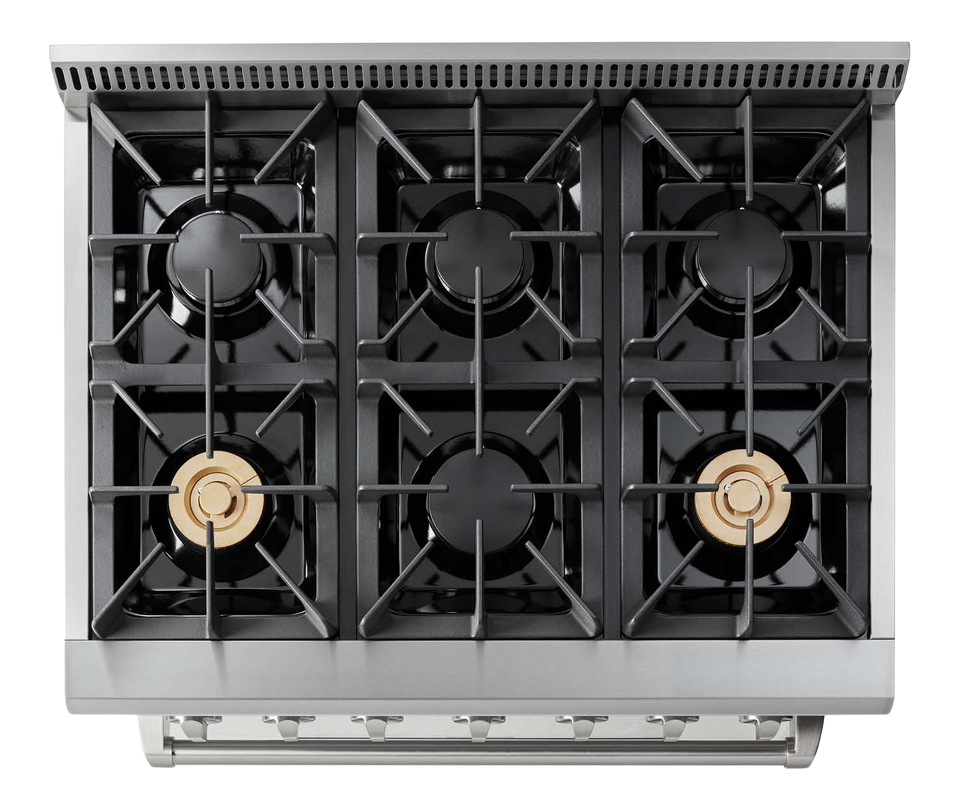 Buy 36 Inch Stainless Steel Dual Fuel Gas Range & Stove (HRG3618U ...