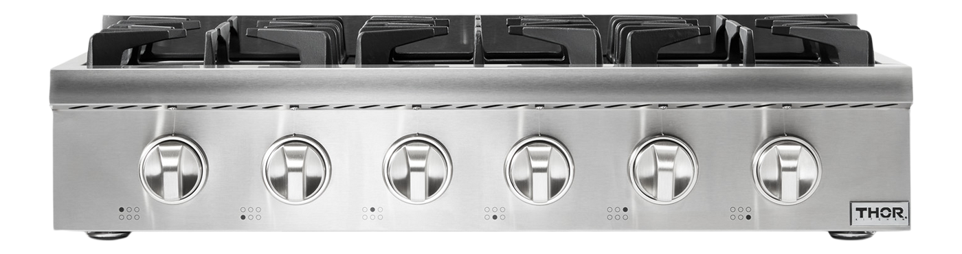 Buy 36-Inch Professional Gas Rangetop/Stovetop (HRT3618U) | THOR Kitchen