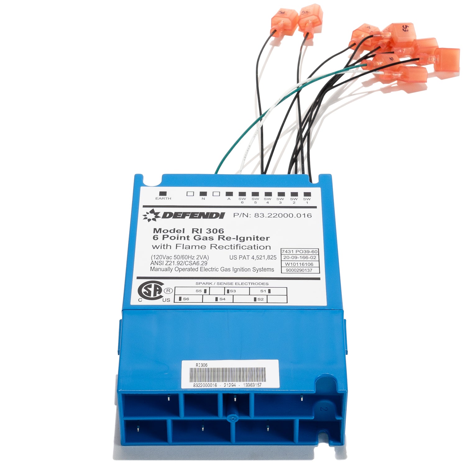 6-Point Spark Module Blue Box - 83.22.000016-000-A0 | THOR Kitchen