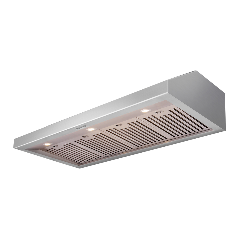 48 Inch Professional Range Hood, 11 Inches Tall Stainless Steel Exhaust ...